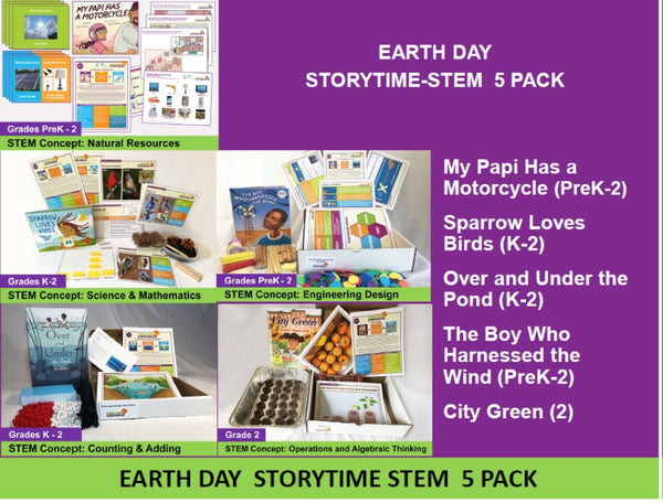 Earth Day Themed Storytime STEM 5-pack – STORYTIME STEM-PACKS
